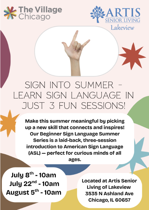 Sign into Summer - Beginner Sign Language Series - The Village Chicago